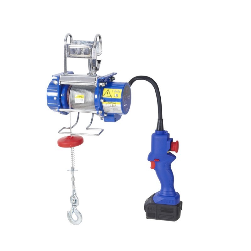 Palan à câble électrique portable avec batterie 200 kg 12 m YT-JZ-DC200