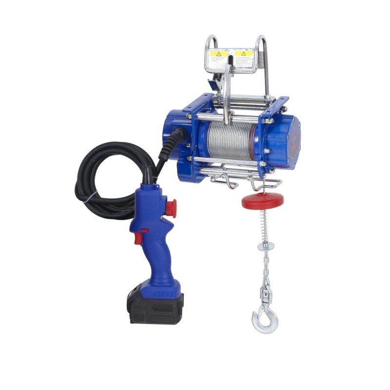 Palan à câble électrique portable avec batterie 200 kg 12 m YT-JZ-DC200